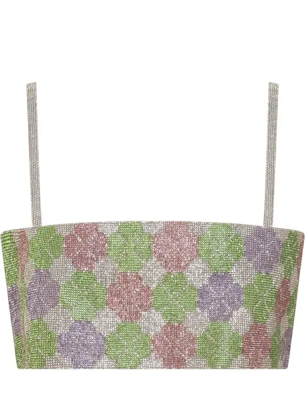 NUE' Mini Rhinestone-embellished Top