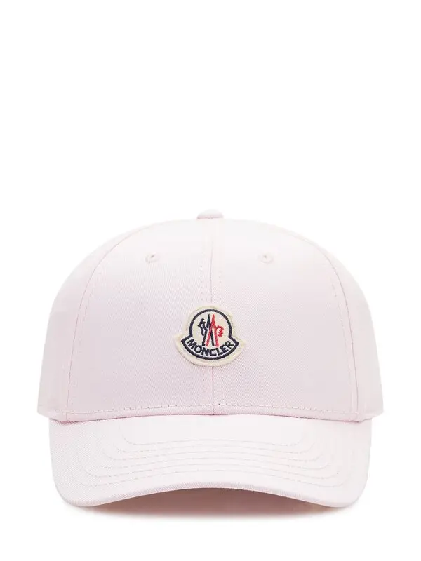 Moncler Logo Mini Baseball Cap - Panna