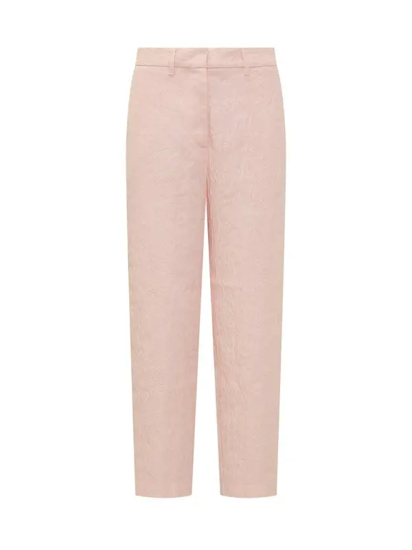 FORTE_FORTE Elegant Jacquard Trousers For Spring/summer 2025