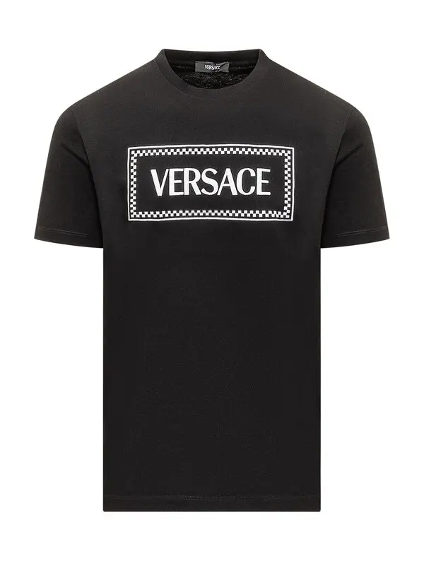 Versace 90s Logo T-shirt - Nero