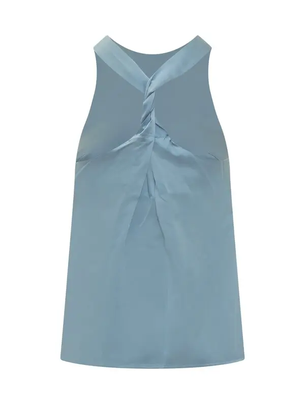 Loulou De Saison Silk Top - Blue
