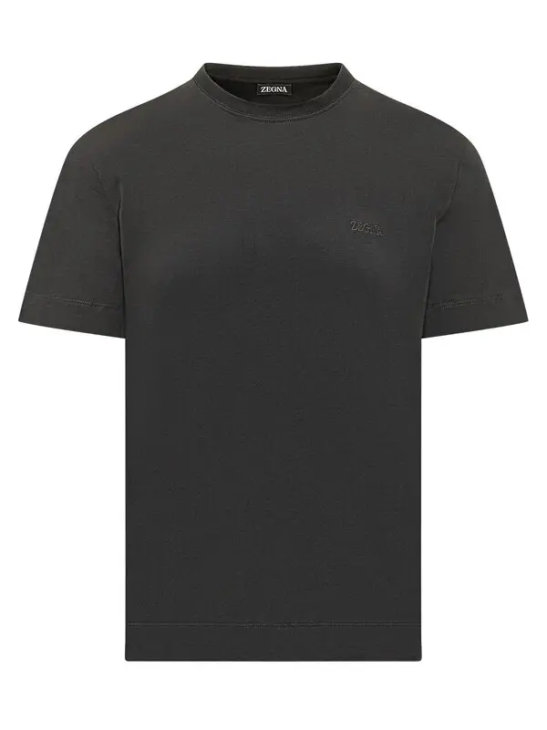 Zegna Minimal Giro Neck T-shirt - K09