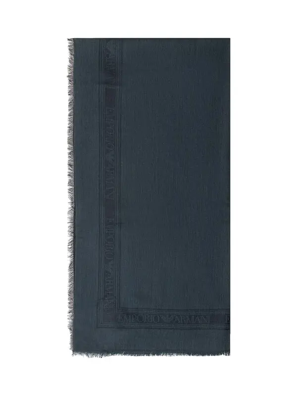 Emporio Armani Inspired Scarf - Green/black