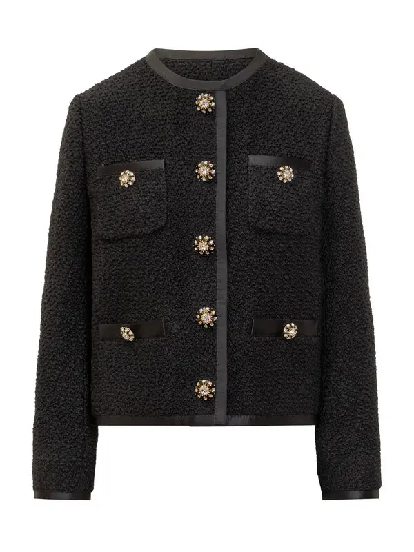Dolce & Gabbana Wool And Silk Blend Spring Blazer