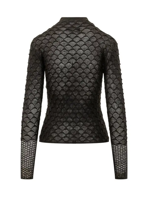 LANVIN High-neck Knit Jumpsuit