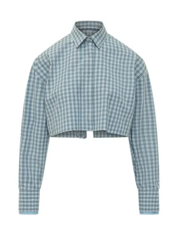MSGM Checkered Short Sleeve Shirt