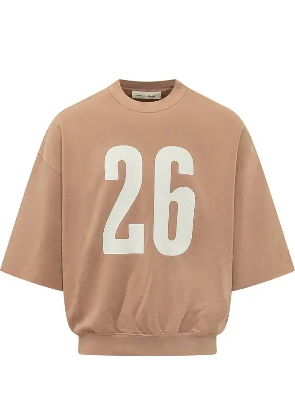 Fear Of God 3/4 Sleeve Crewneck Sweatshirt - Washed Ginger