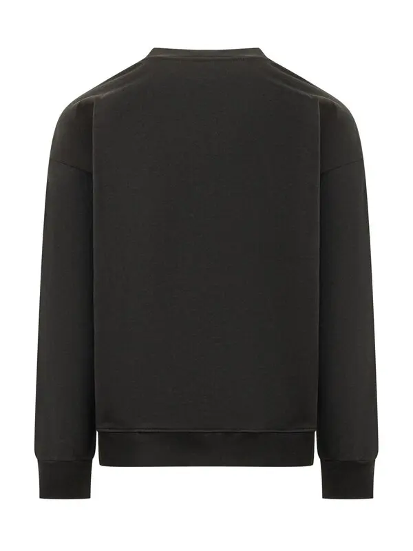 BARROW Graphic Bear Sweatshirt - Nero