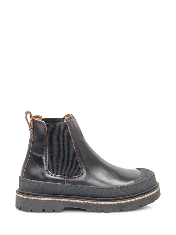 BIRKENSTOCK Leather Chelsea Boots - Black
