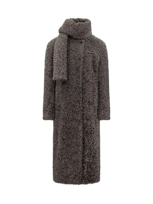 MSGM Tailored Overcoat - Grey