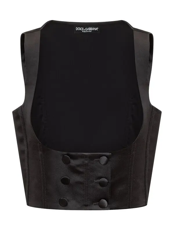 Dolce & Gabbana Fall/winter 2025 Tailored Gilet - Nero