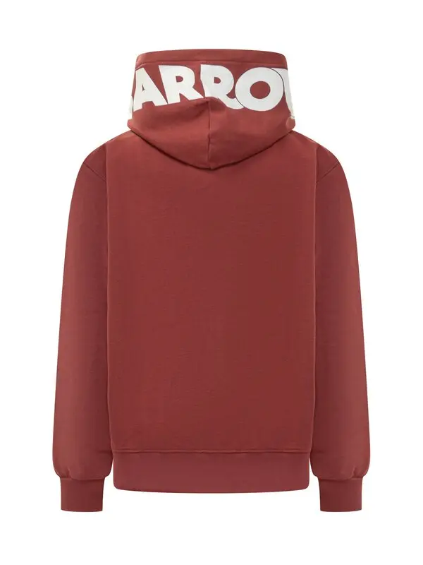 BARROW Cozy Logo Pullover Sweatshirt - Bordeaux