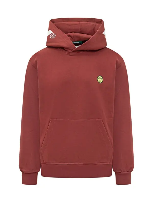 BARROW Logo Pullover Sweatshirt - Bordeaux