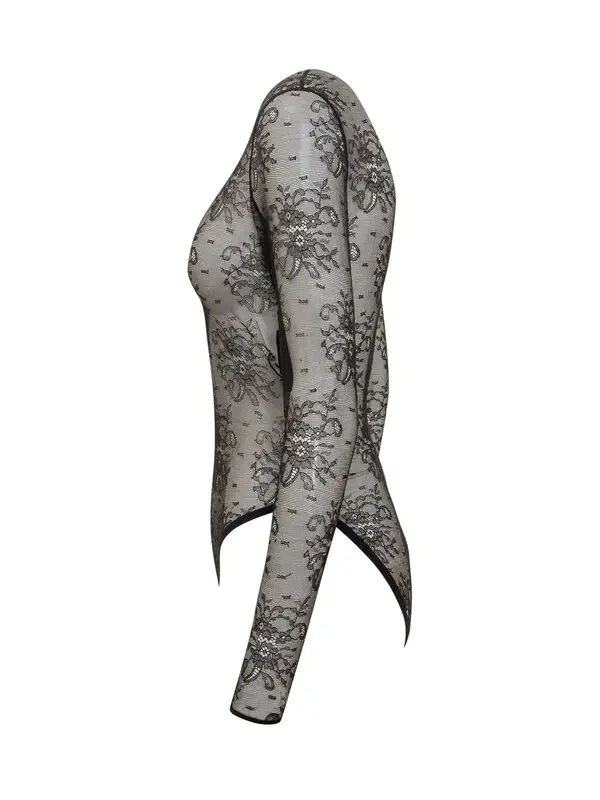 Dolce & Gabbana Elegant Lace Bodysuit Mini