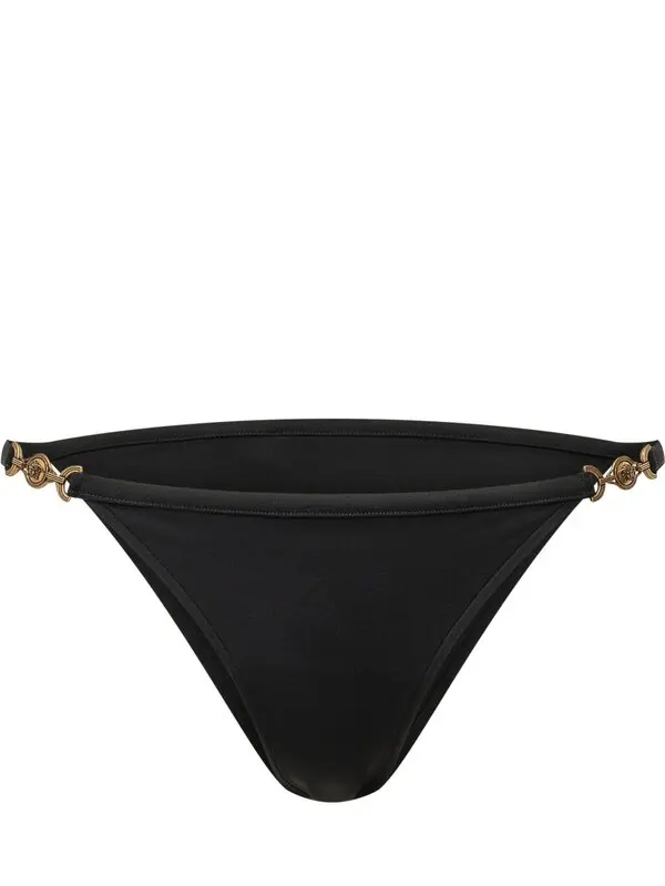 Versace Embellished Bikini Bottom - Black