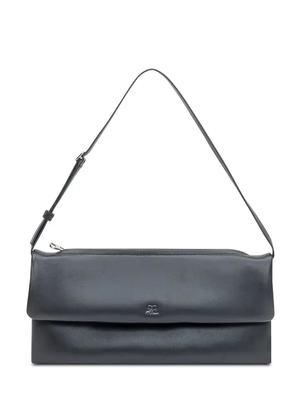 COURREGES Mini Cuff Clutch - Black