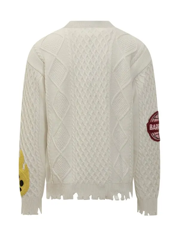 BARROW Pullover With Embroidered Details