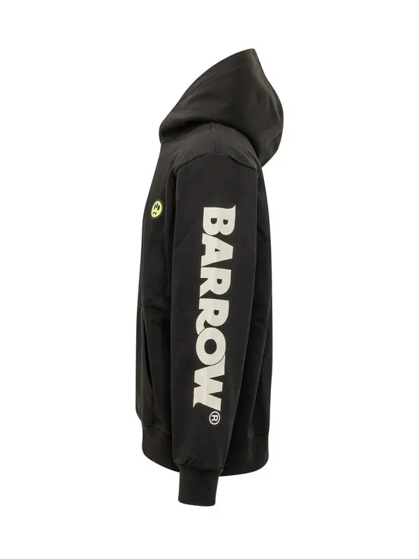 BARROW Graphic Logo Pullover Hoodie - Nero