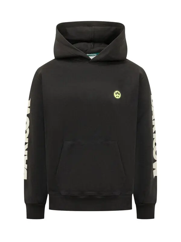 BARROW Graphic Logo Pullover Hoodie - Nero