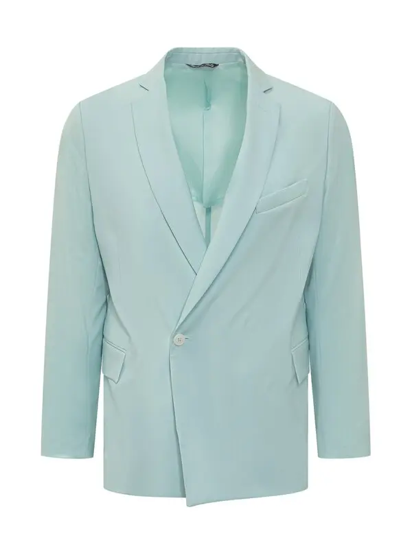 COSTUMEIN Mini Tailored Wool Blazer - Azzurro