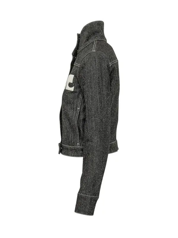COURREGES Denim Tweed Jacket
