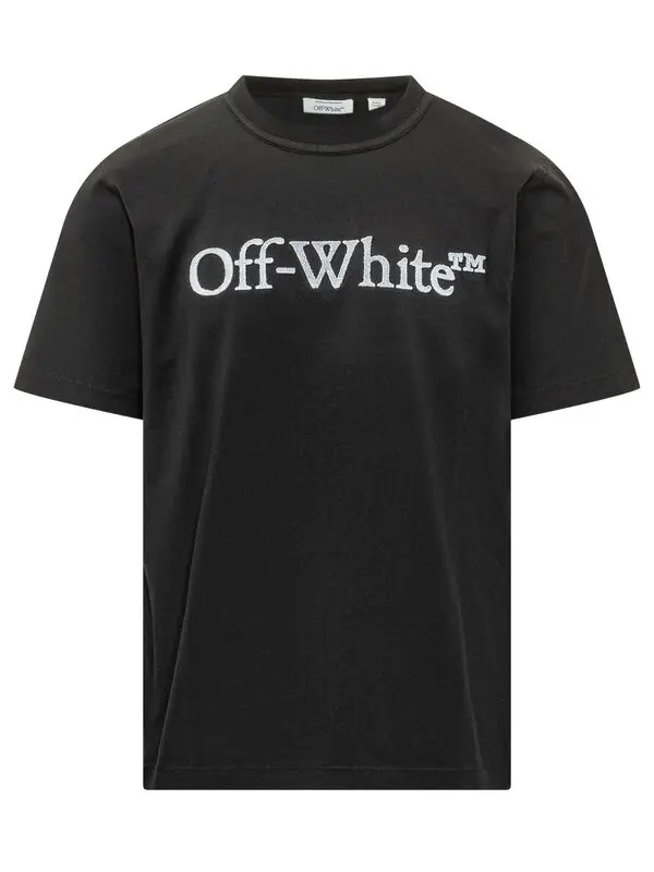 Off-White Bookish Big Graphic Regular-fit T-shirt - Black