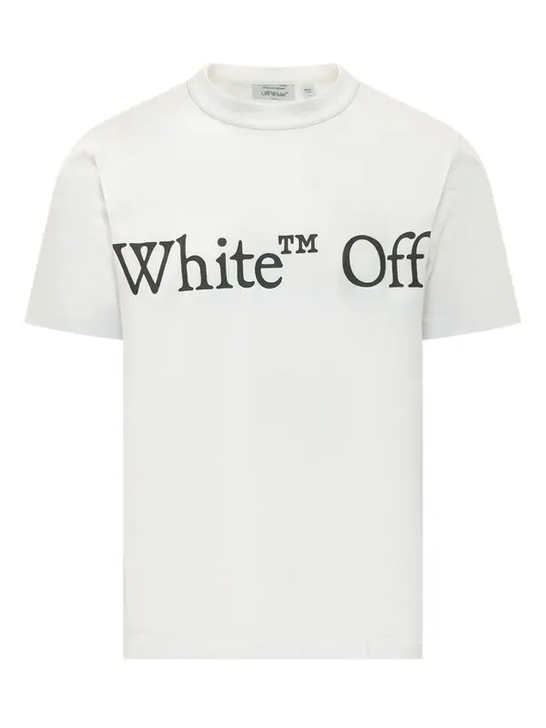 Off-White Bookish Scarf-inspired Graphic T-shirt - White