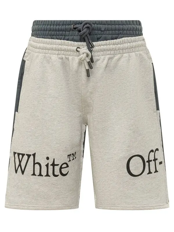 Off-White Bookish Sweatshorts - Dark Slate