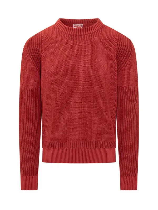 Kenzo Classic Pullover Sweater - Medium Red