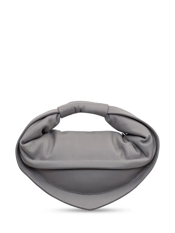 FEDERICO CINA Leather Mini Handbag - Grey