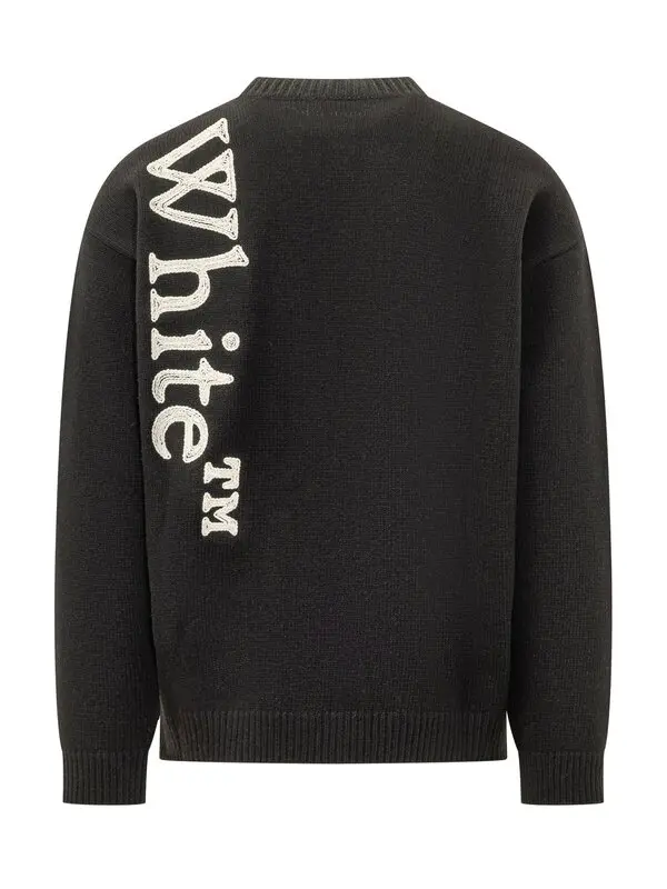 Off-White Bookish Crewneck Sweater - Black