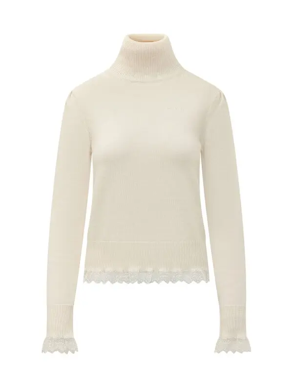 GANNI Merino Turtleneck Sweater