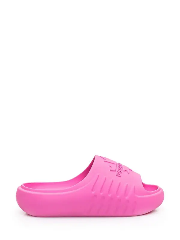 Dsquared2 Logo-embellished Rubber Sandals