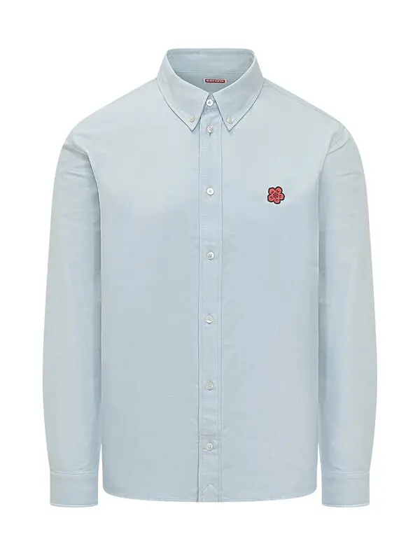 Kenzo Floral Print Cotton Shirt