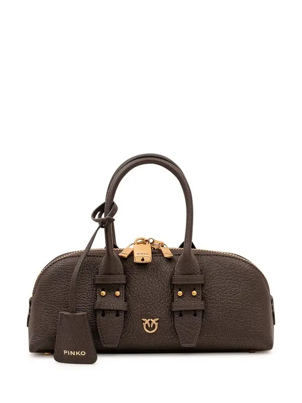 Pinko Mini Bowling Handbag - Marasca