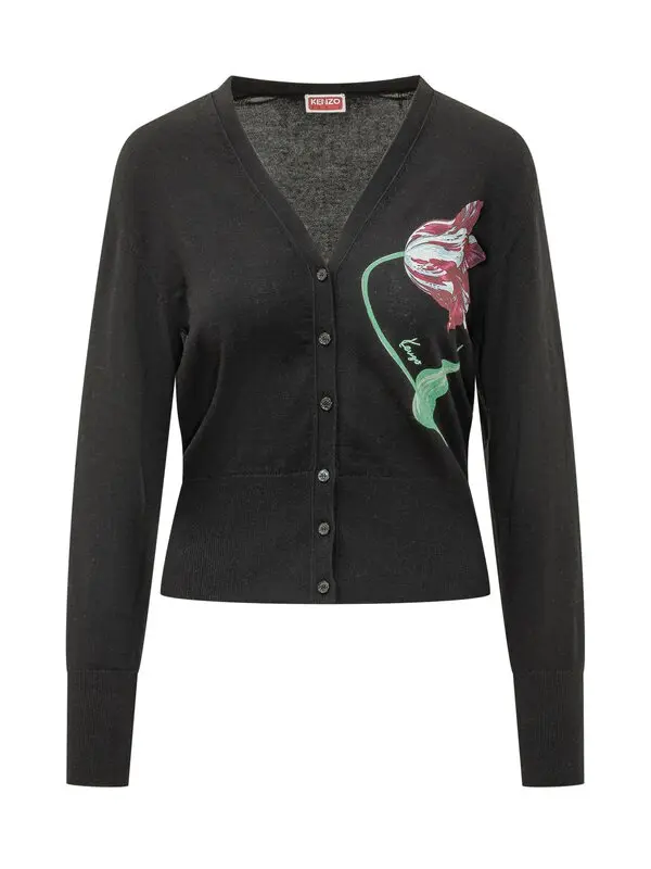 Kenzo Tulip Cardigan Knitwear