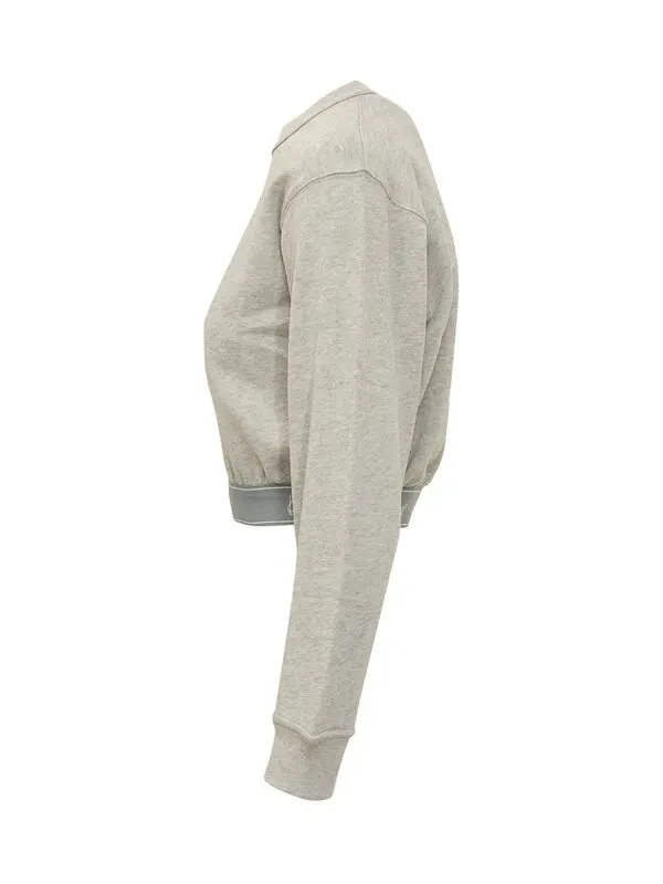 Kenzo Cropped Sweatshirt - Pale Grey
