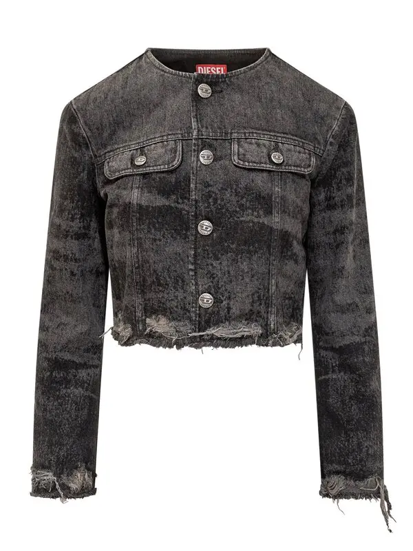 DIESEL® Textured Cotton-hemp Jacket - 02