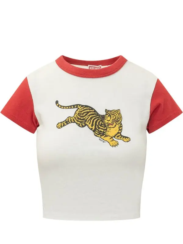 Kenzo Tiger Cropped T-shirt