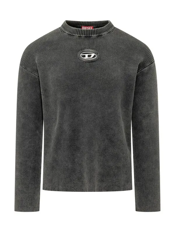 DIESEL® K Darren D Crewneck Sweater - Nero