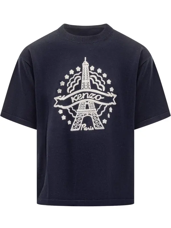 Kenzo Eiffel Tower T-shirt - Blue Black