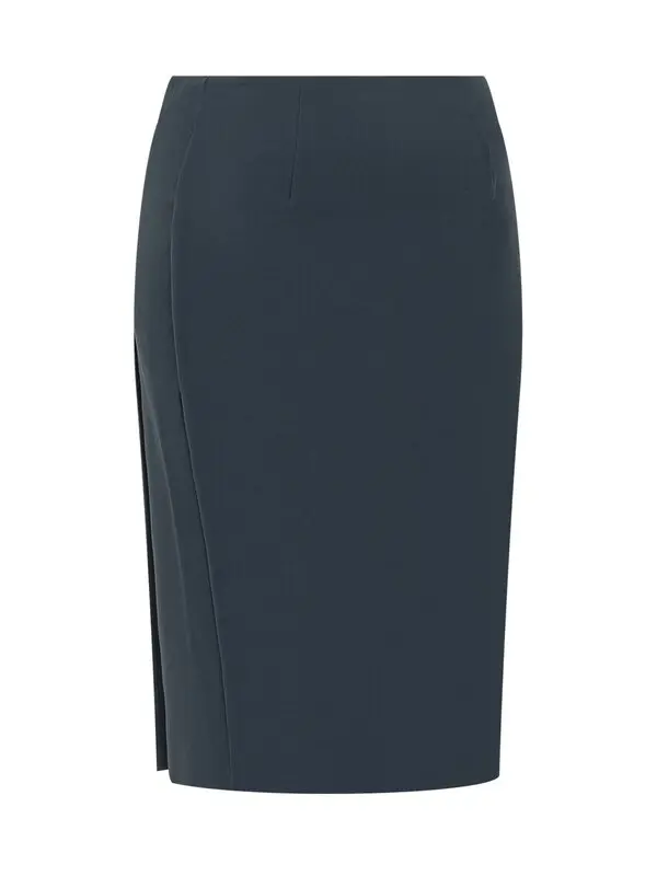 Pinko Button Detailed Midi Skirt