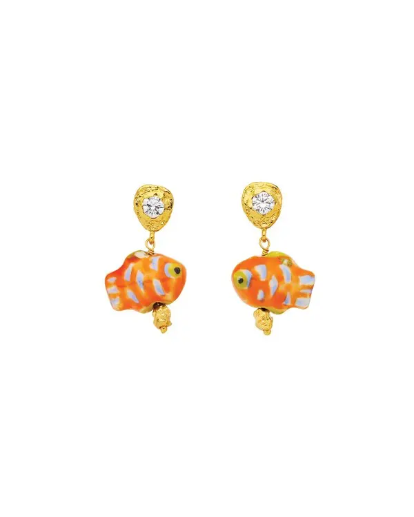 AMBER SCEATS Azurefin Earrings