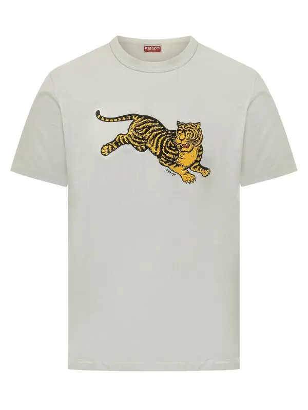 Kenzo Tiger Slim T-shirt - Off-white