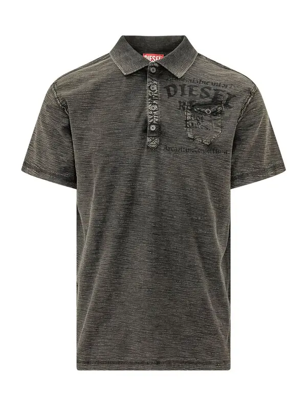 DIESEL® Classic Polo Shirt - Nero