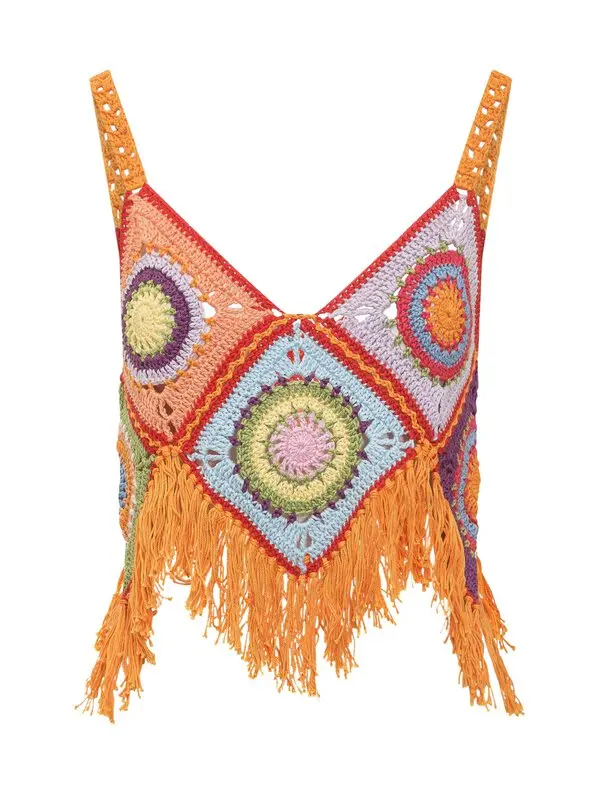 MIXIK Vibrant Mini Top - Arancione/pesca