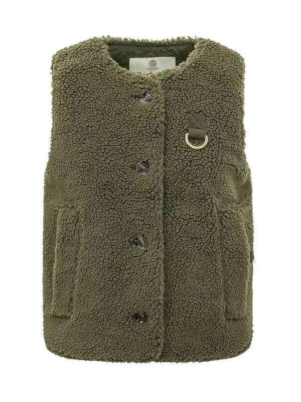 Barbour Bowes Fleece Gilet - Olive