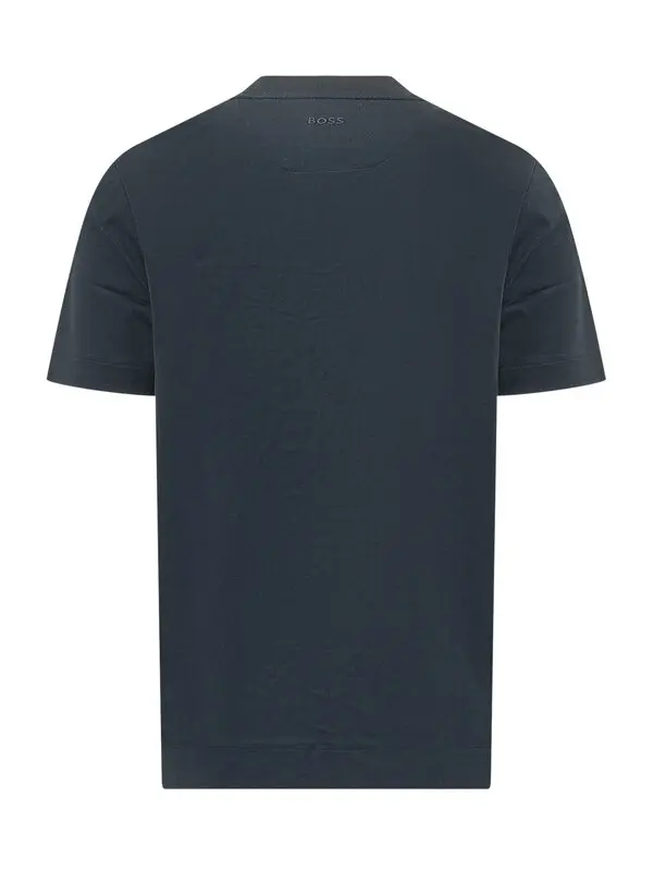 BOSS Polished Polo - Dark Blue
