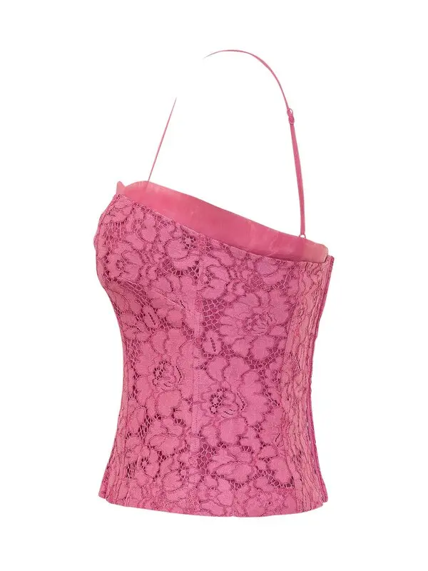 Pinko Lace Bustier Top