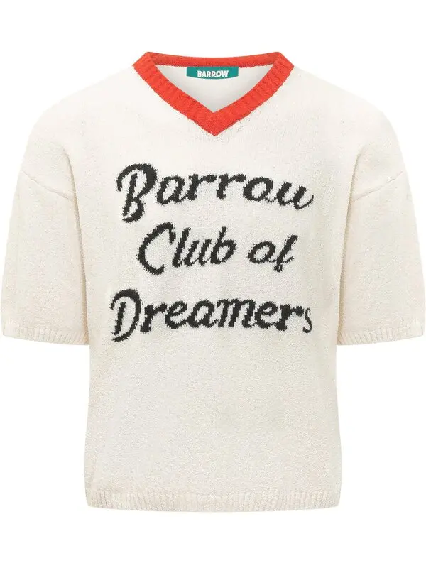 BARROW Club Graphic T-shirt - Crema
